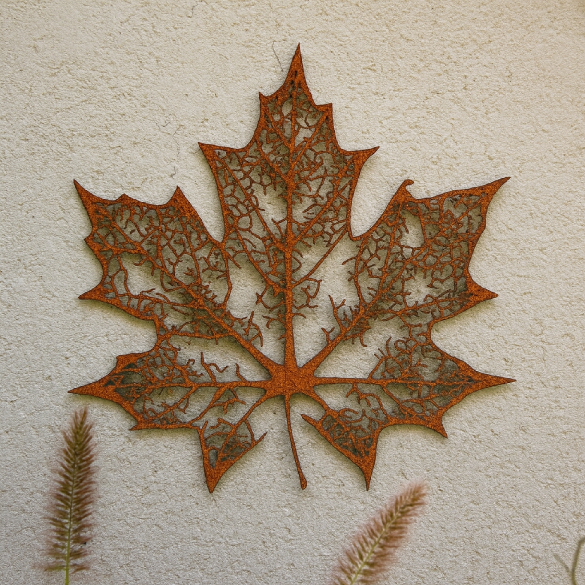 Maple Leaf Wall Art | Sculptural Garden Feature Panel – Kelly Metal